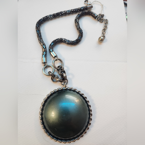 Vintage | Jewelry | Vintage Large Round Circle Pendant Necklace | Poshmark
